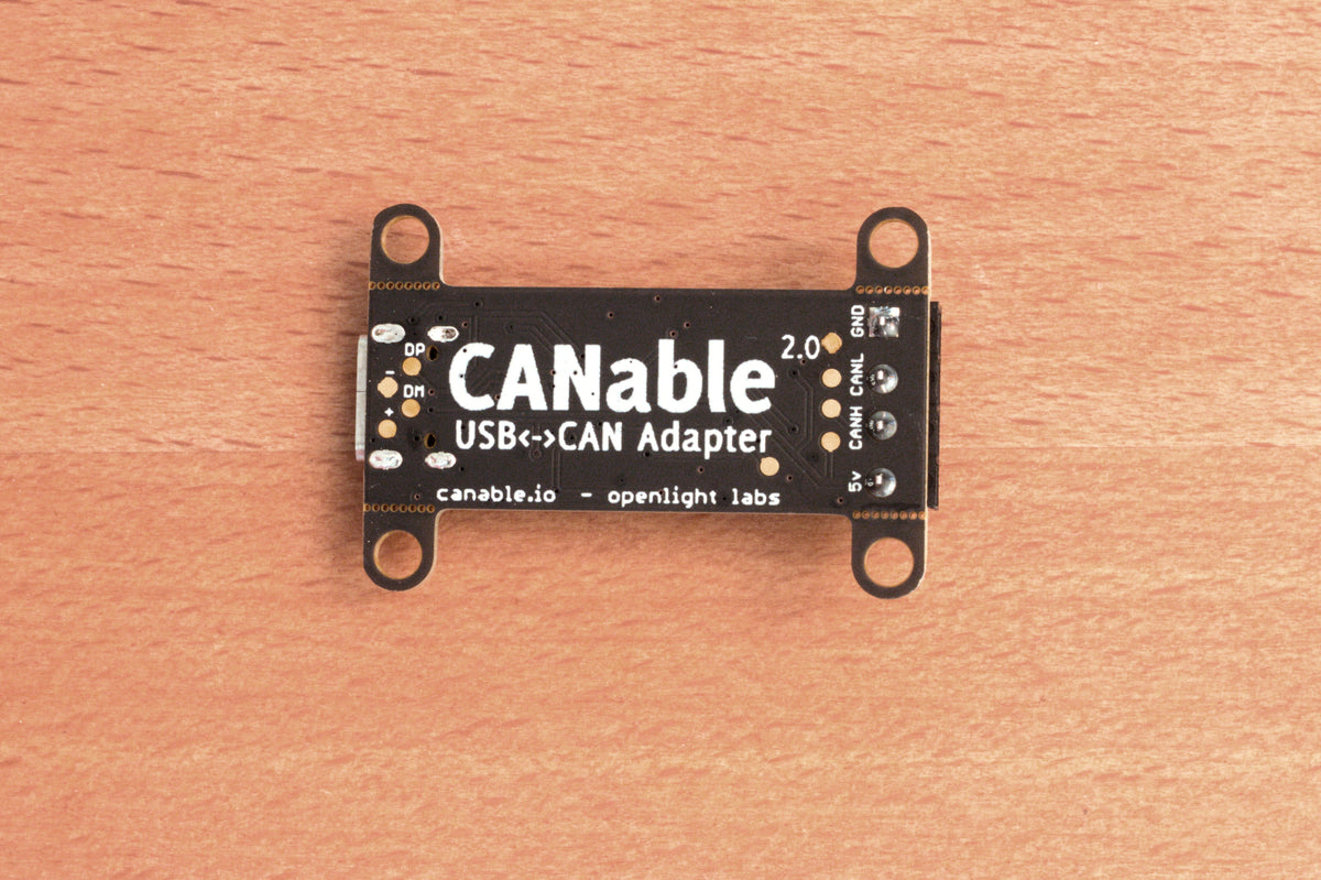 CANable 2.0: USB to CAN Adapter with FD Support – Openlight Labs