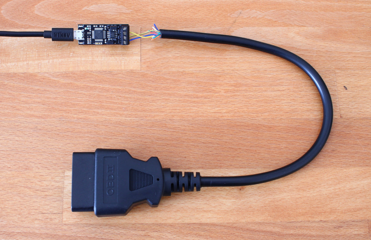 OBD2 16-pin Pigtail Cable – Openlight Labs